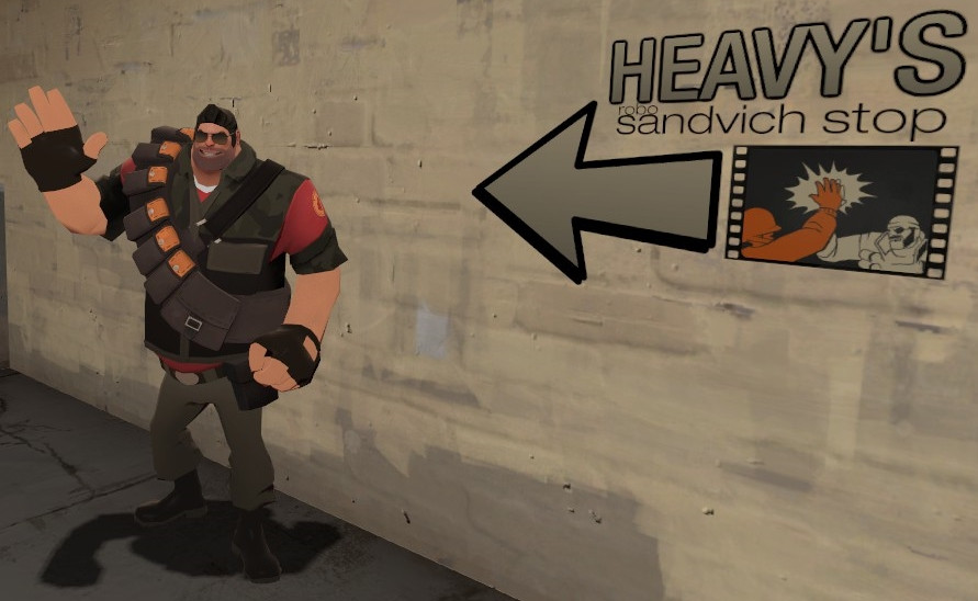 The Definitive Sandvich Shop Signs [Team Fortress 2] [Sprays]