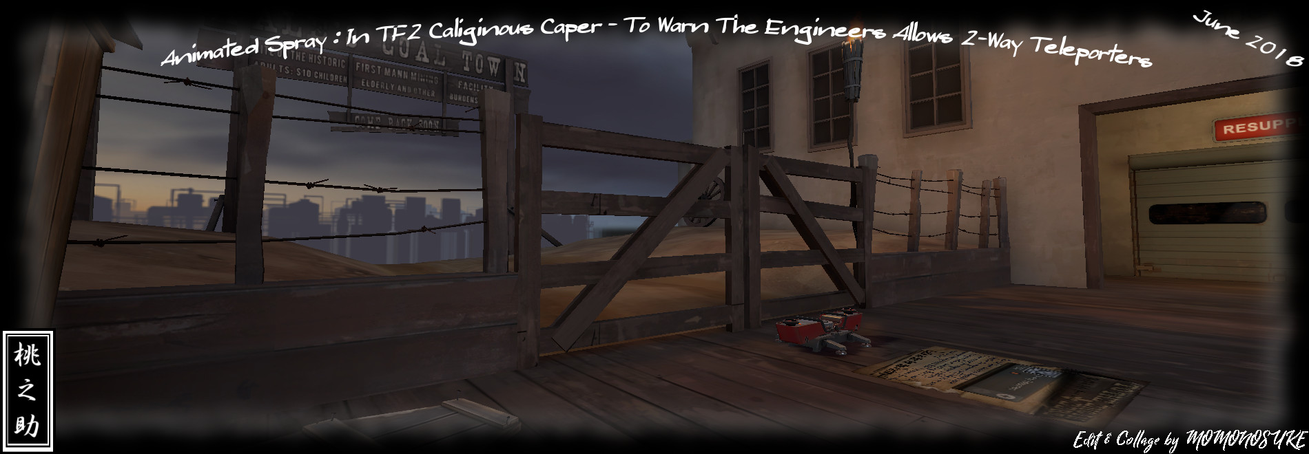 In TF2 Caliginous Caper - To Warn The Engineers [Team Fortress 2] [Sprays]