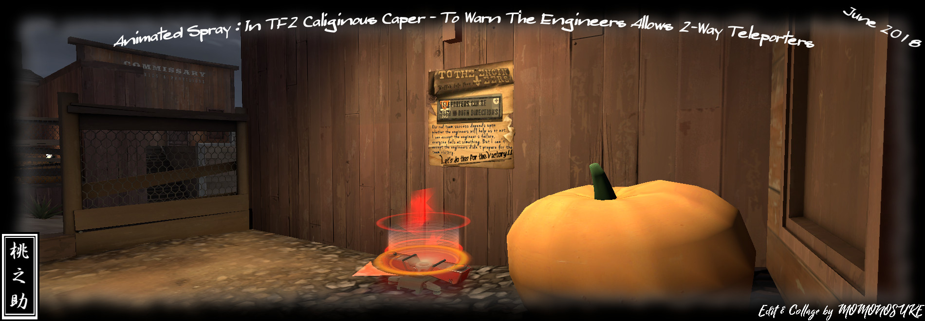 In TF2 Caliginous Caper - To Warn The Engineers [Team Fortress 2] [Sprays]