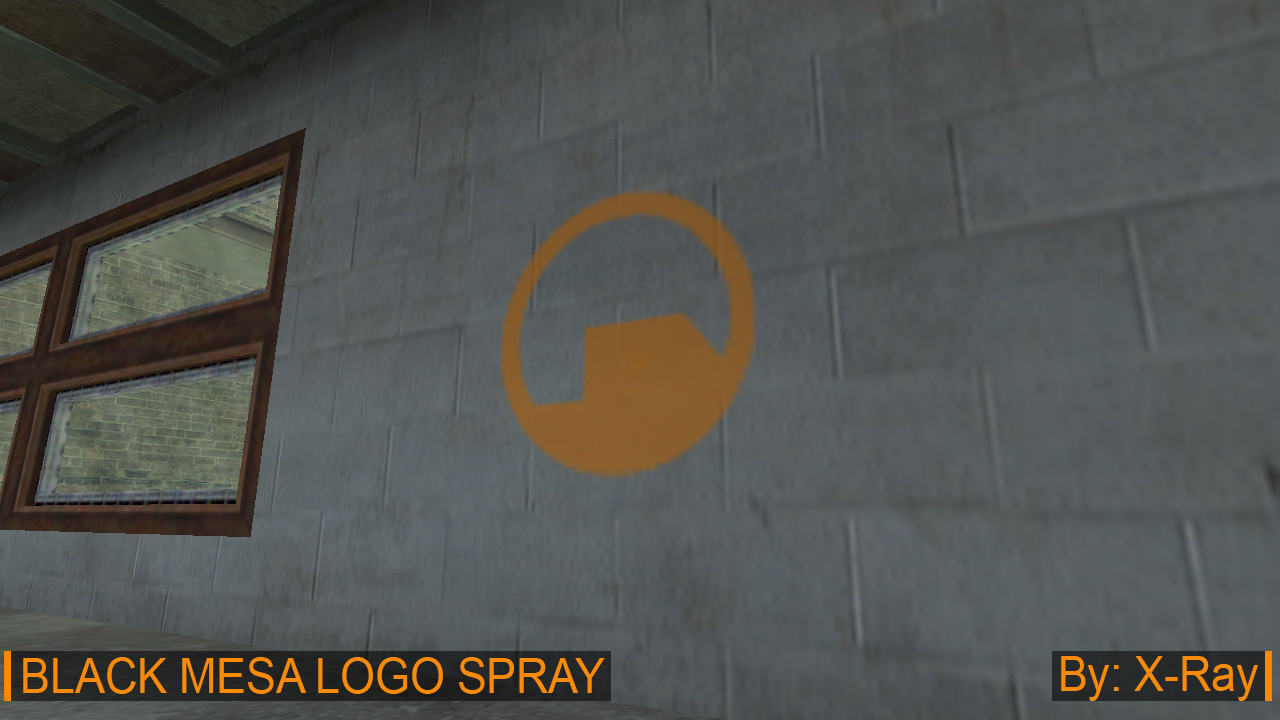 Black Mesa Logo Spray Spray for Half-Life | HL Sprays