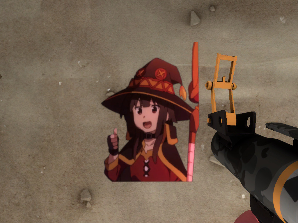 Megumin Approves Transparent Version [Team Fortress 2] [Sprays]