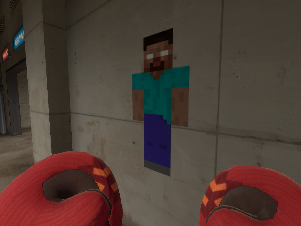 Two Very Spooky Halloween Herobrine Sprays Spray for Team Fortress 2 ...