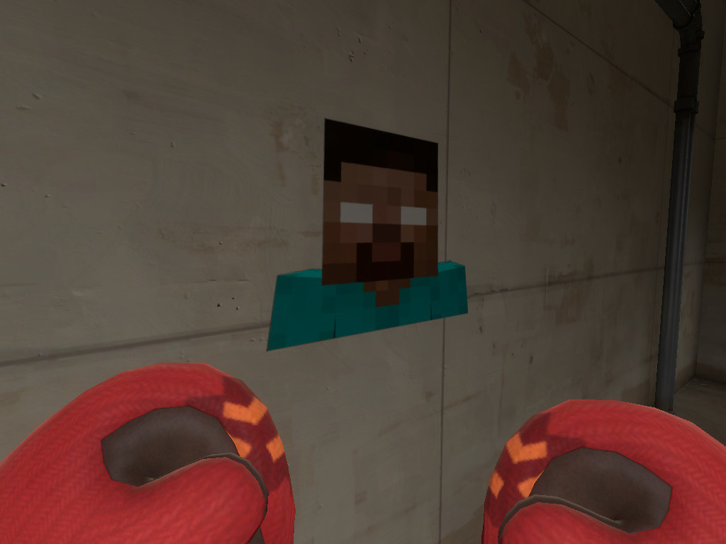Two Very Spooky Halloween Herobrine Sprays Spray for Team Fortress 2 ...