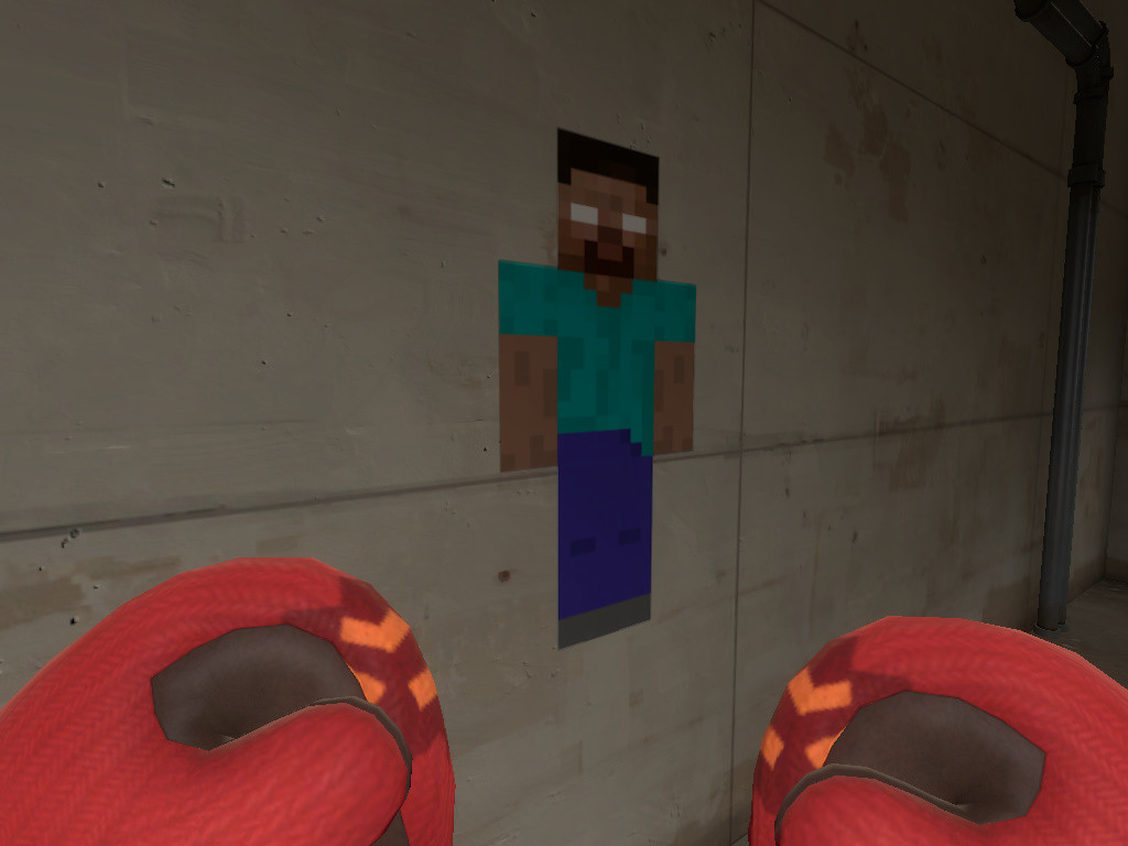 Two Very Spooky Halloween Herobrine Sprays Spray for Team Fortress 2 ...