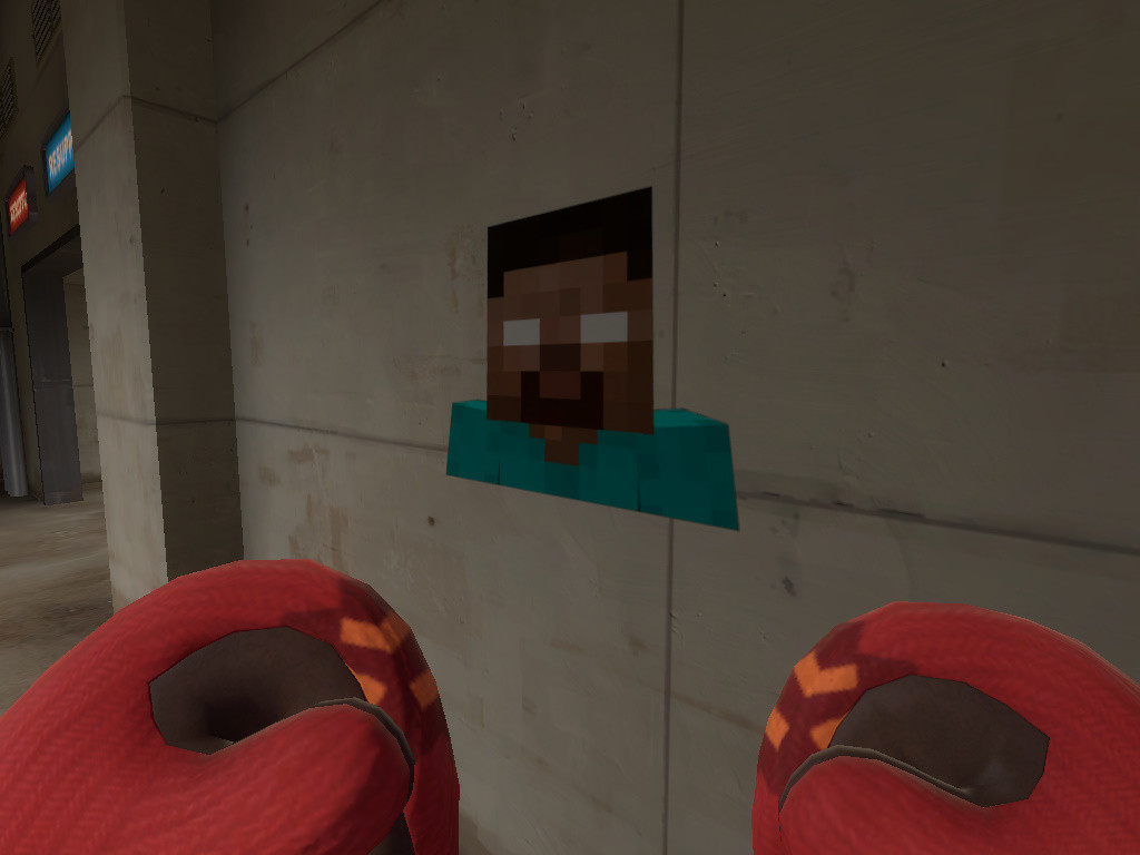 Two Very Spooky Halloween Herobrine Sprays Spray for Team Fortress 2 ...