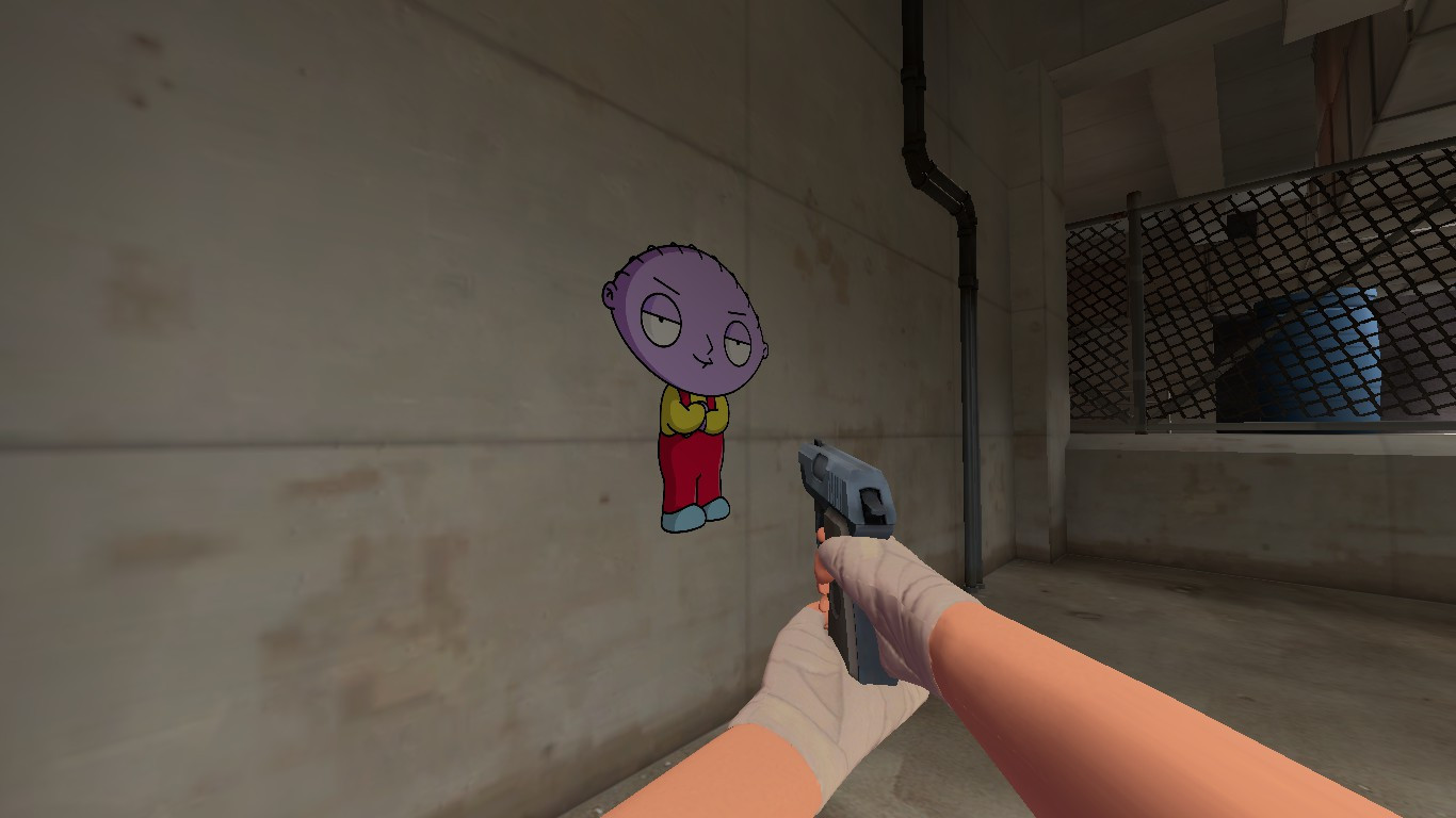 Purple Stewie Griffin Spray for Team Fortress 2 | TF2 Sprays