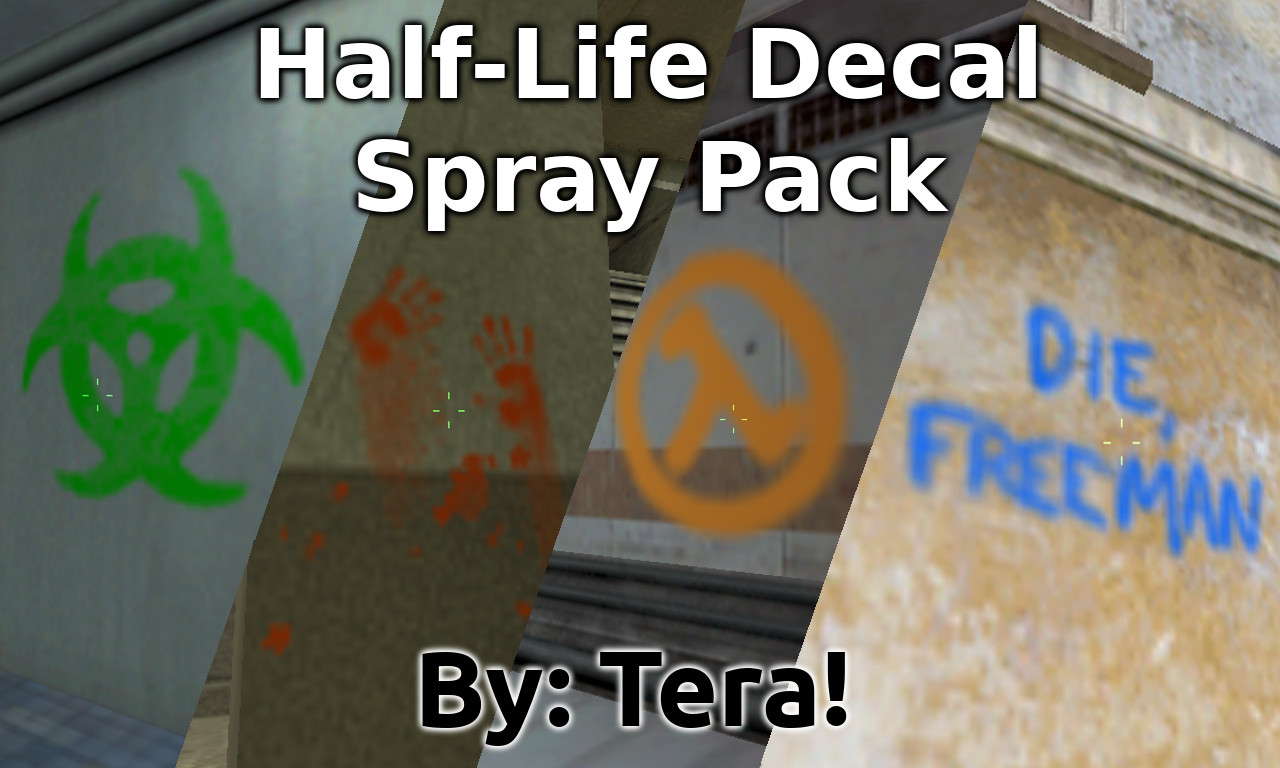 [CS 1.6] Half-Life Decals Spray Pack Spray for Counter-Strike 1.6 | CS1 ...