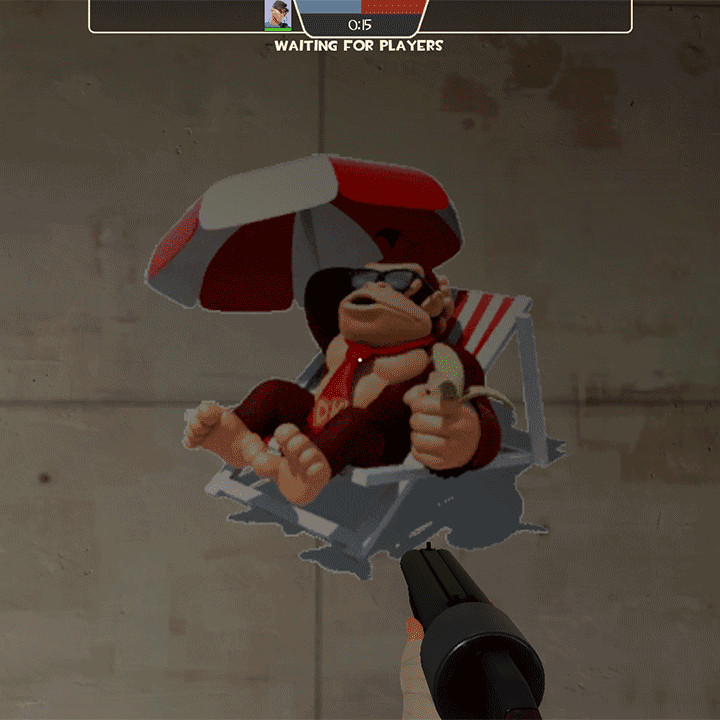 Donkey Kong Relaxing [Team Fortress 2] [Sprays]