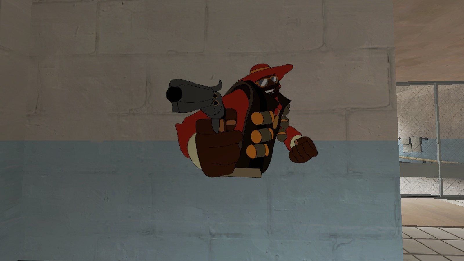 Demo with a gun [Team Fortress 2] [Sprays]