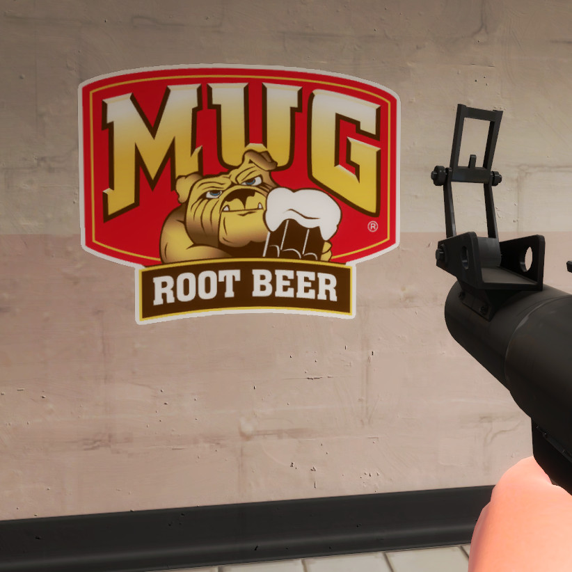 Mug Root Beer Spray for Team Fortress 2 | TF2 Sprays