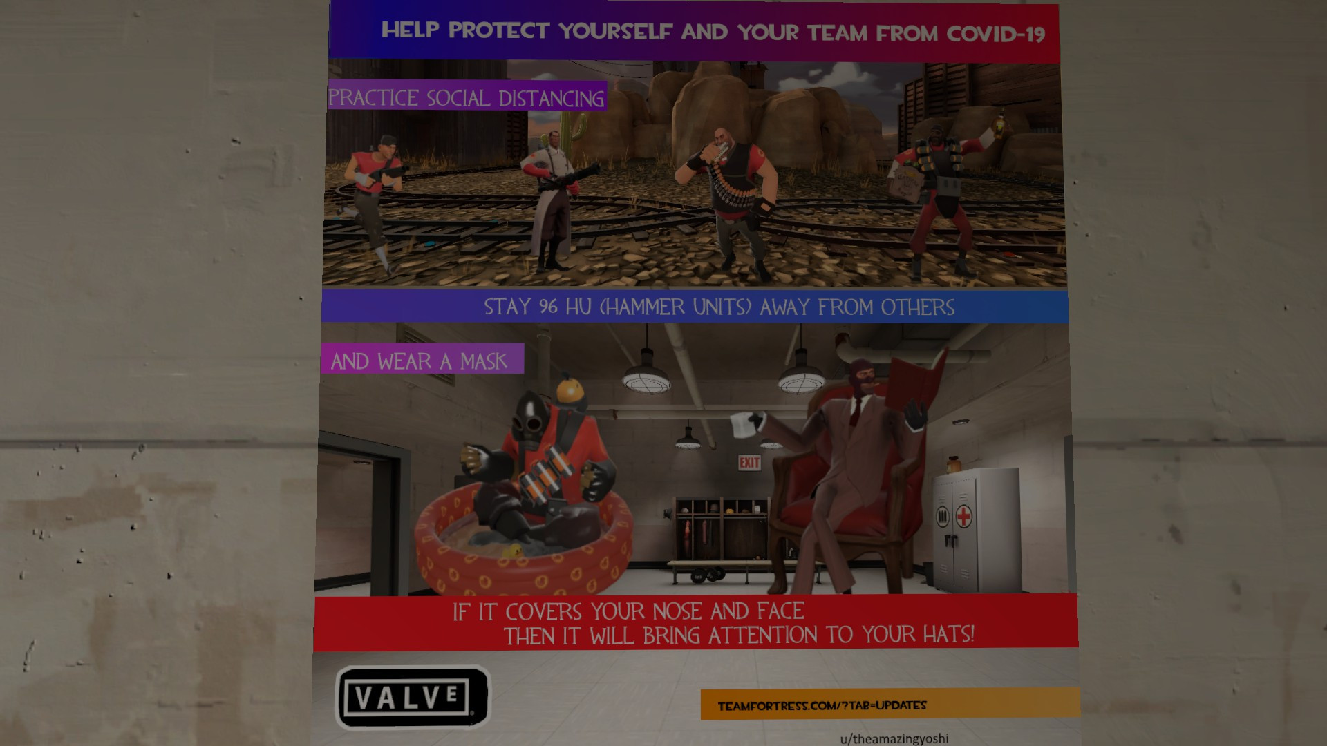 Staying Safe in TF2 [Team Fortress 2] [Sprays]