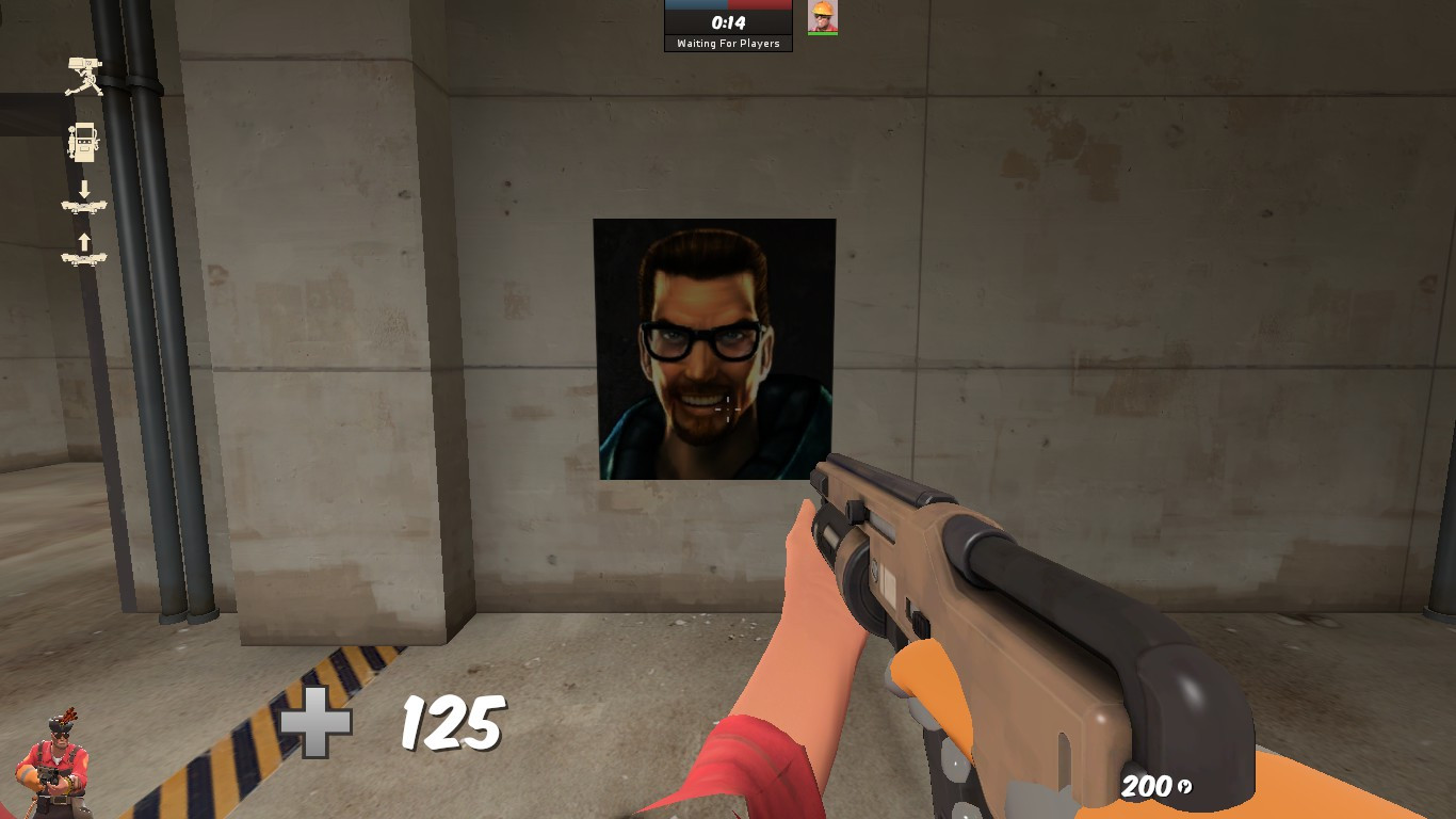 Gordon Freeman With Real Teeth Spray for Team Fortress 2 | TF2 Sprays