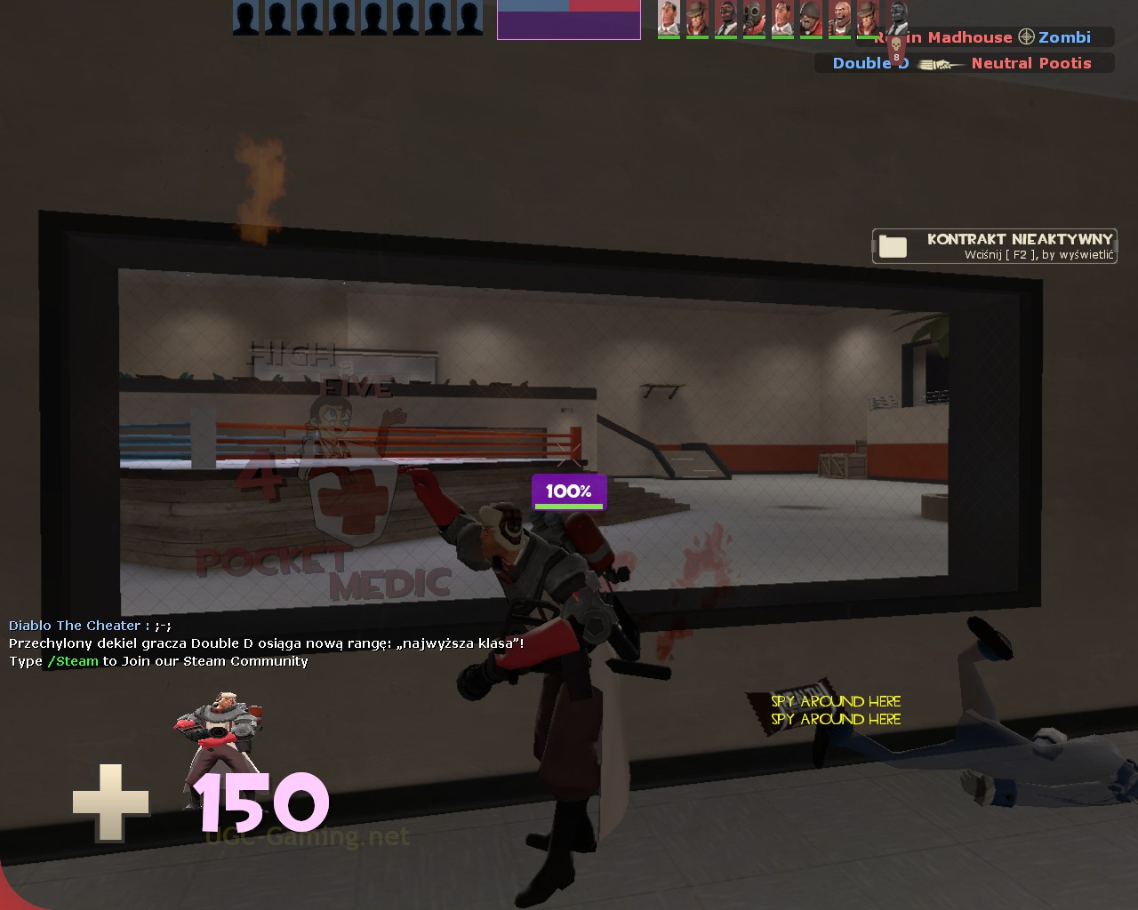 High Five 4 Pocket Spray for Team Fortress 2 | TF2 Sprays