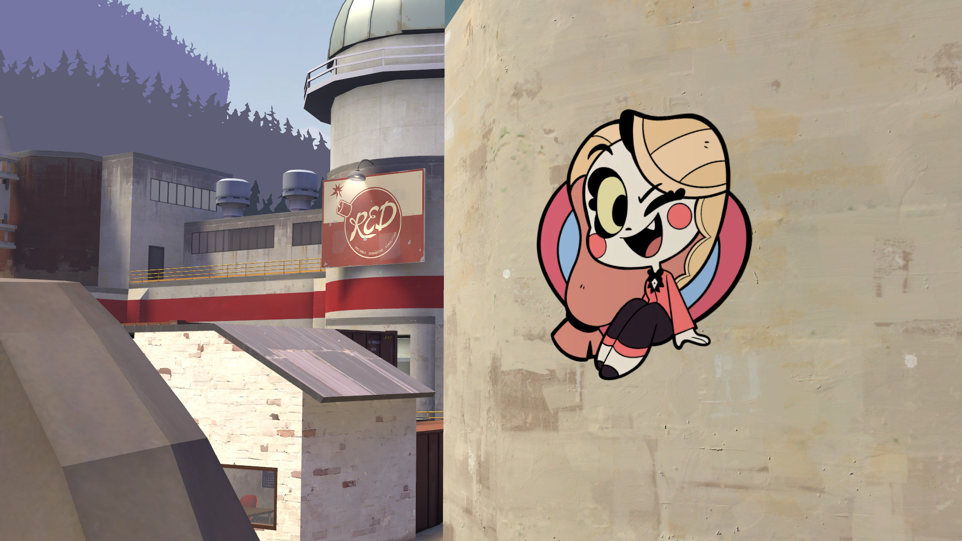 Hazbin Hotel Chibi Pin Collection [Team Fortress 2] [Sprays]