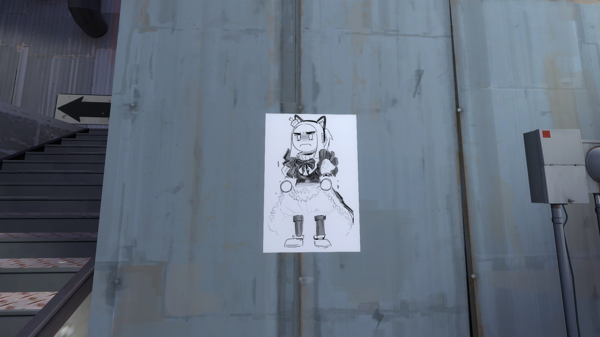 Bombi in a Maid Outfit Spray for Team Fortress 2 | TF2 Sprays