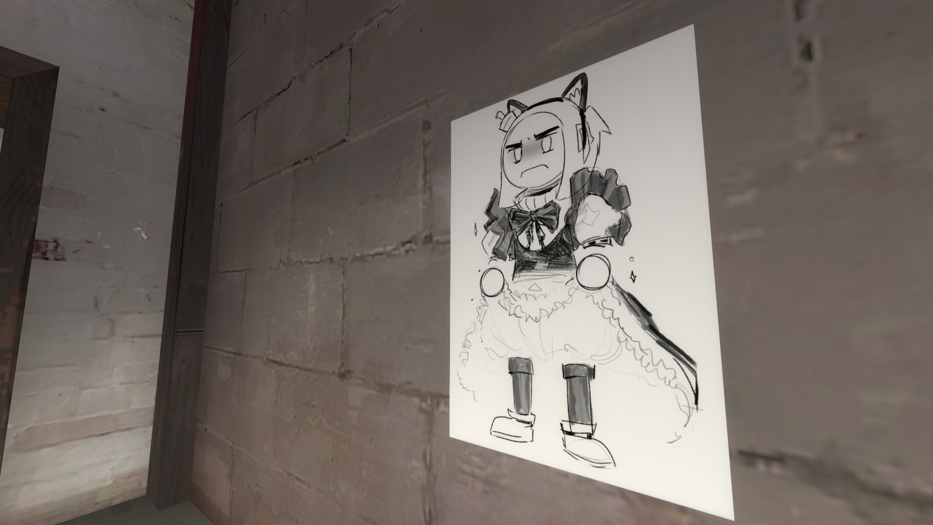 Bombi in a Maid Outfit Spray for Team Fortress 2 | TF2 Sprays