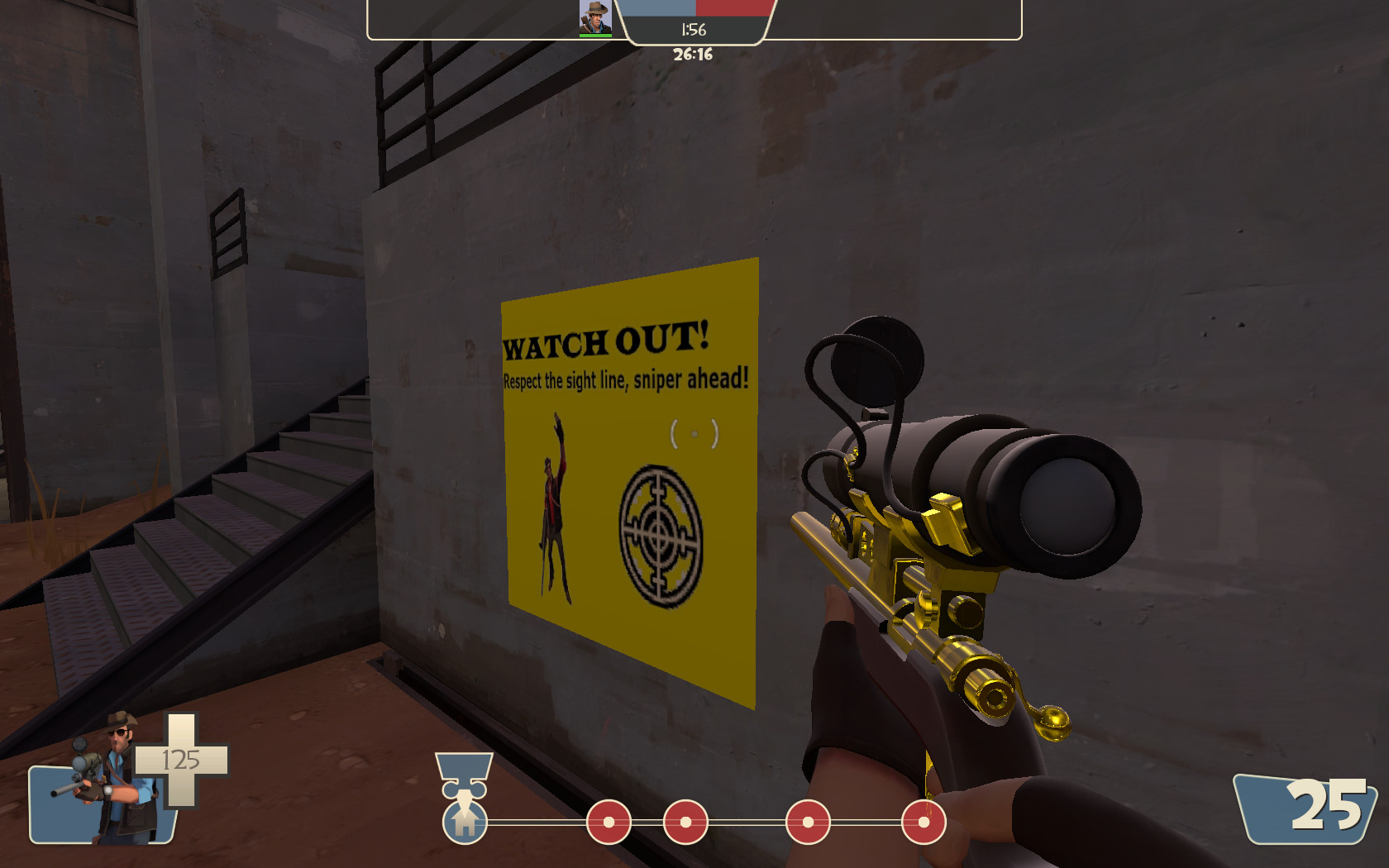 Sightline warning Spray for Team Fortress 2 | TF2 Sprays