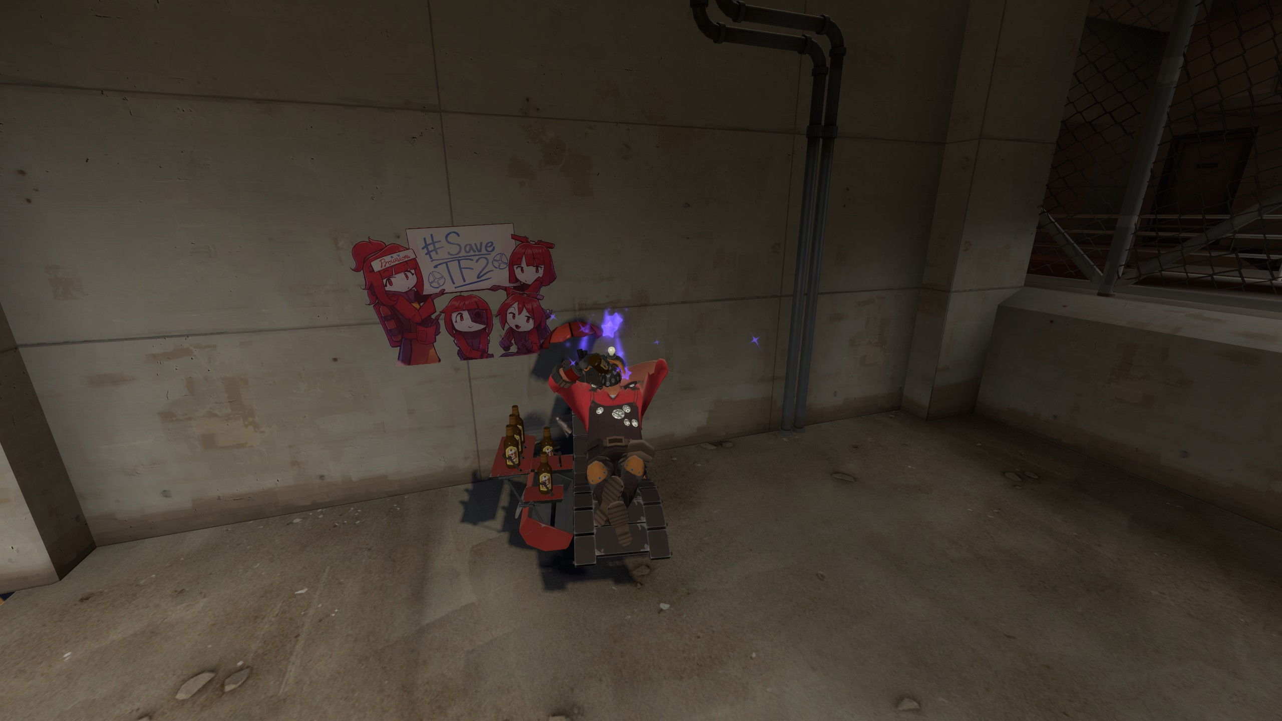 Sentry girl and her sisters (#SaveTF2) Spray for Team Fortress 2 | TF2 ...