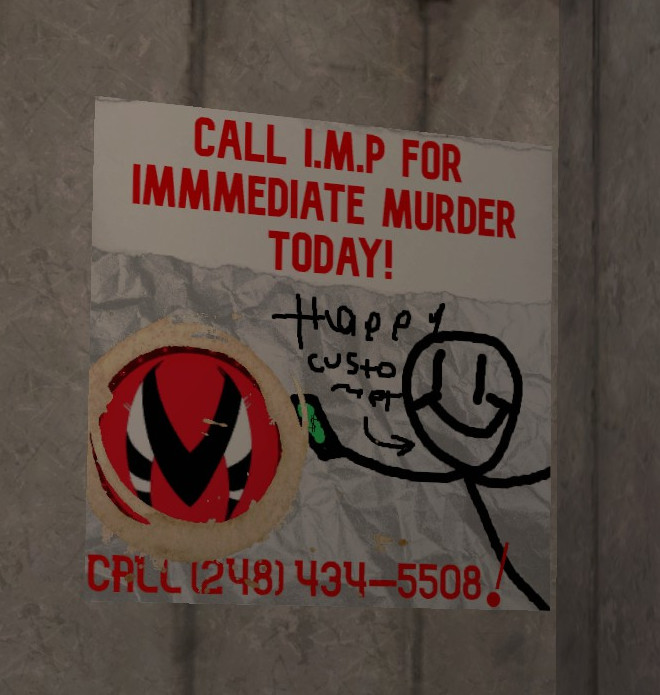 I.M.P Advertising, from Helluva Boss! [Team Fortress 2] [Sprays]