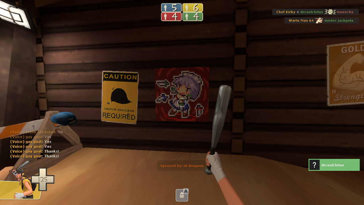 touhou sakuya pixel art spray Spray for Team Fortress 2 | TF2 Sprays
