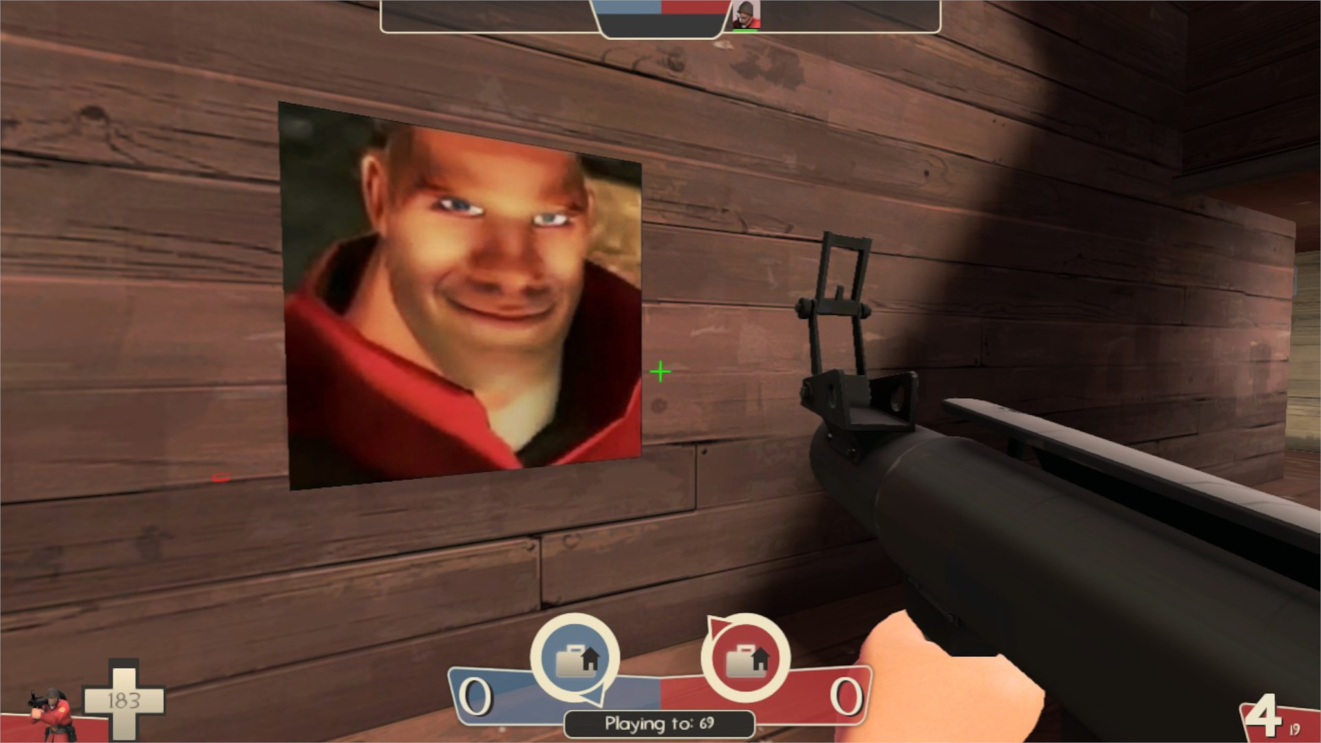Soldier cursed stare Spray for Team Fortress 2 | TF2 Sprays