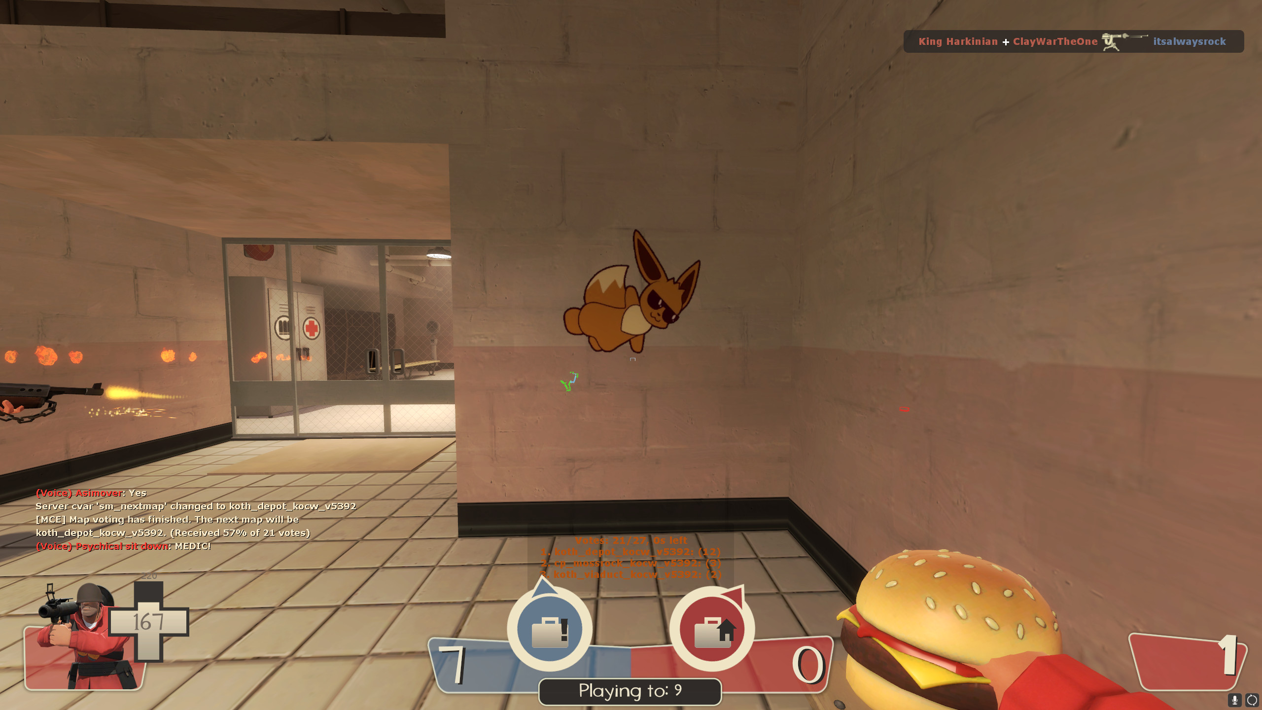 Eevee Breakdancing Spray for Team Fortress 2 | TF2 Sprays