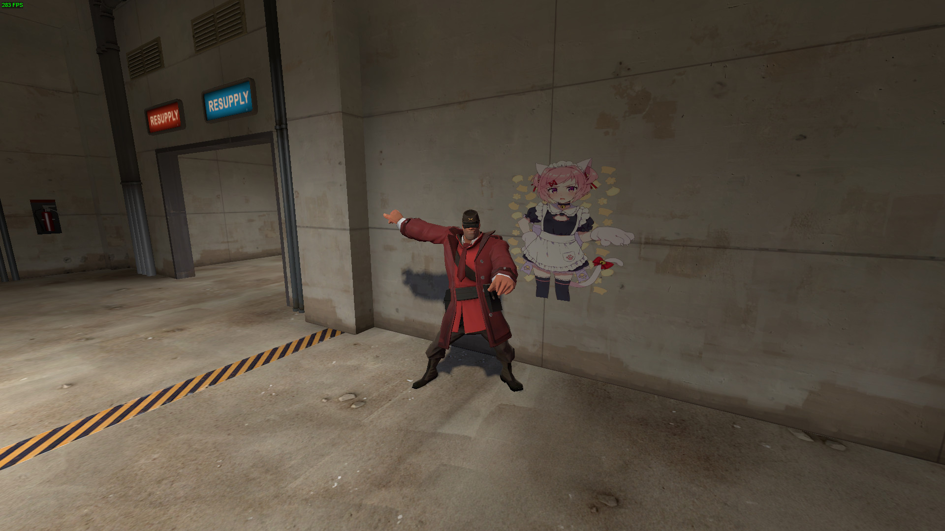 Natsuki Catgirl Maid Spray for Team Fortress 2 | TF2 Sprays