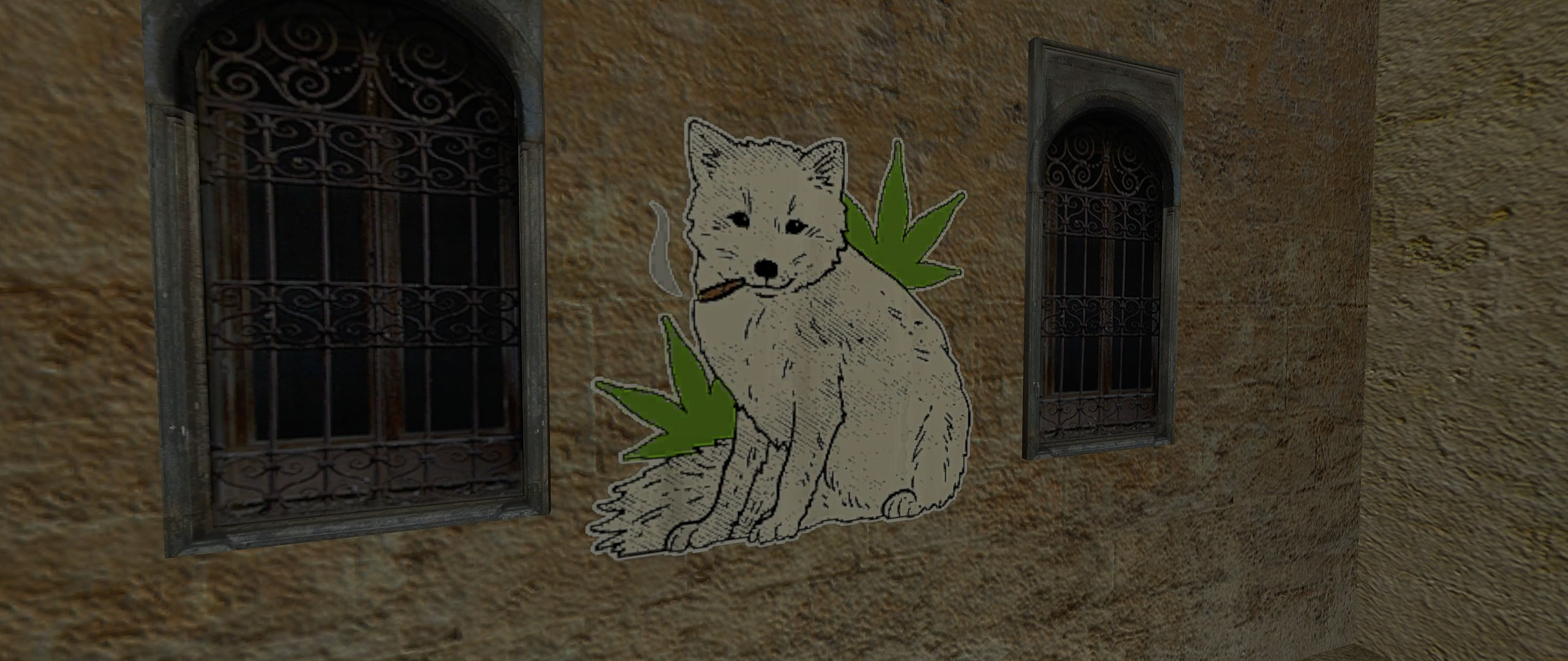 [SENSITIVE CONTENT] Weed-smoking Arctic Fox [Source Engine] [Sprays]