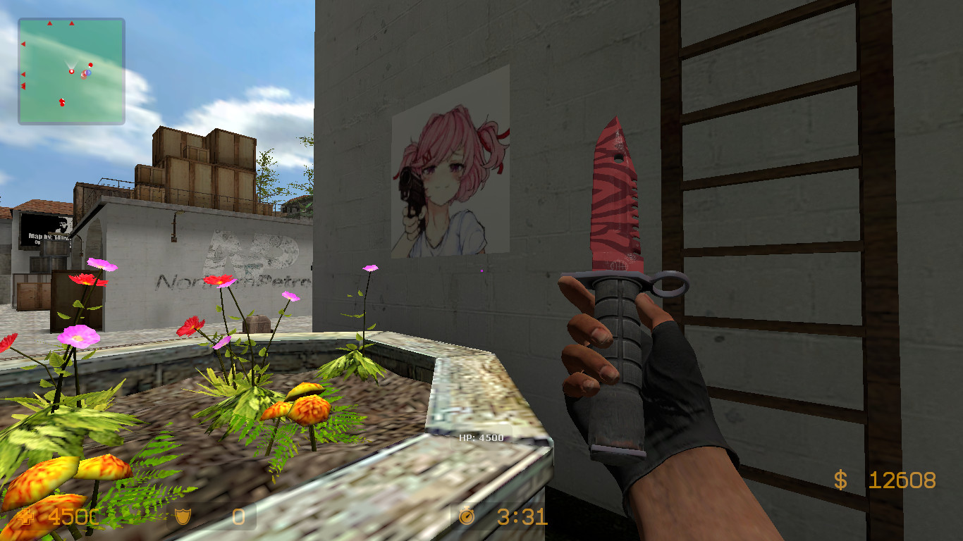 Natsuki with Gun Spray for Counter-Strike: Source | CS:S Sprays