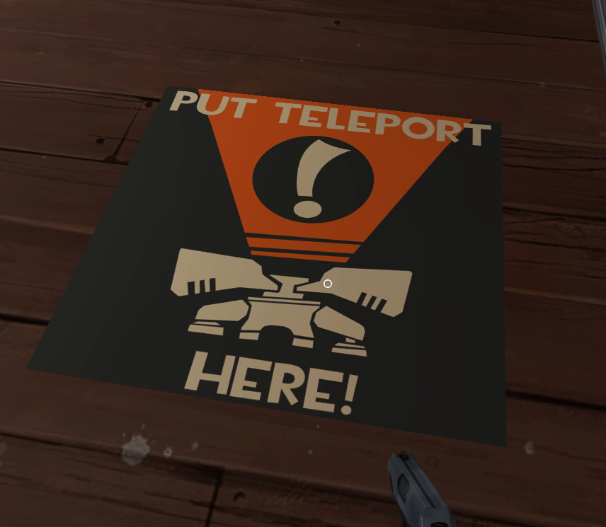 Put Teleport Here! Spray for Team Fortress 2 | TF2 Sprays