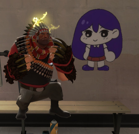 Omori - Mari Banana Animated Spray for Team Fortress 2 | TF2 Sprays