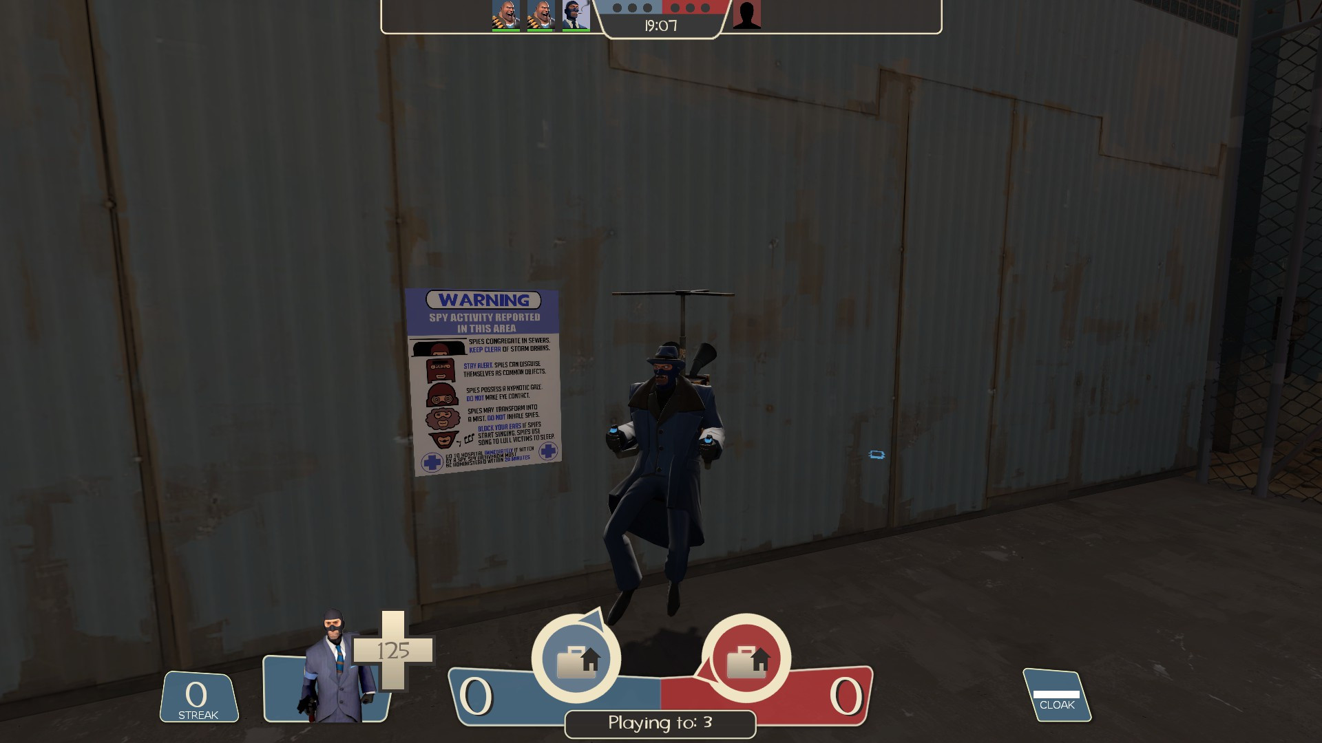 Spy Warning Sprays Spray for Team Fortress 2 | TF2 Sprays