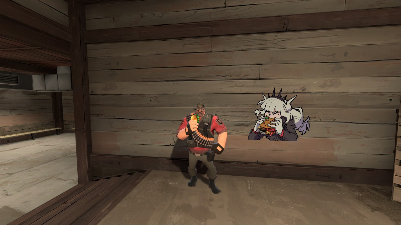 Lucifer with a Burger [Team Fortress 2] [Sprays]