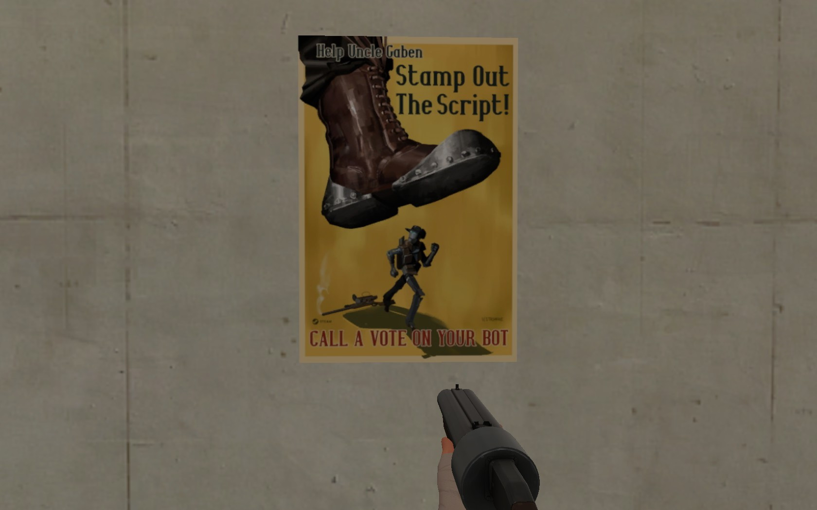 TF2 Anti-Bot poster [Team Fortress 2] [Sprays]