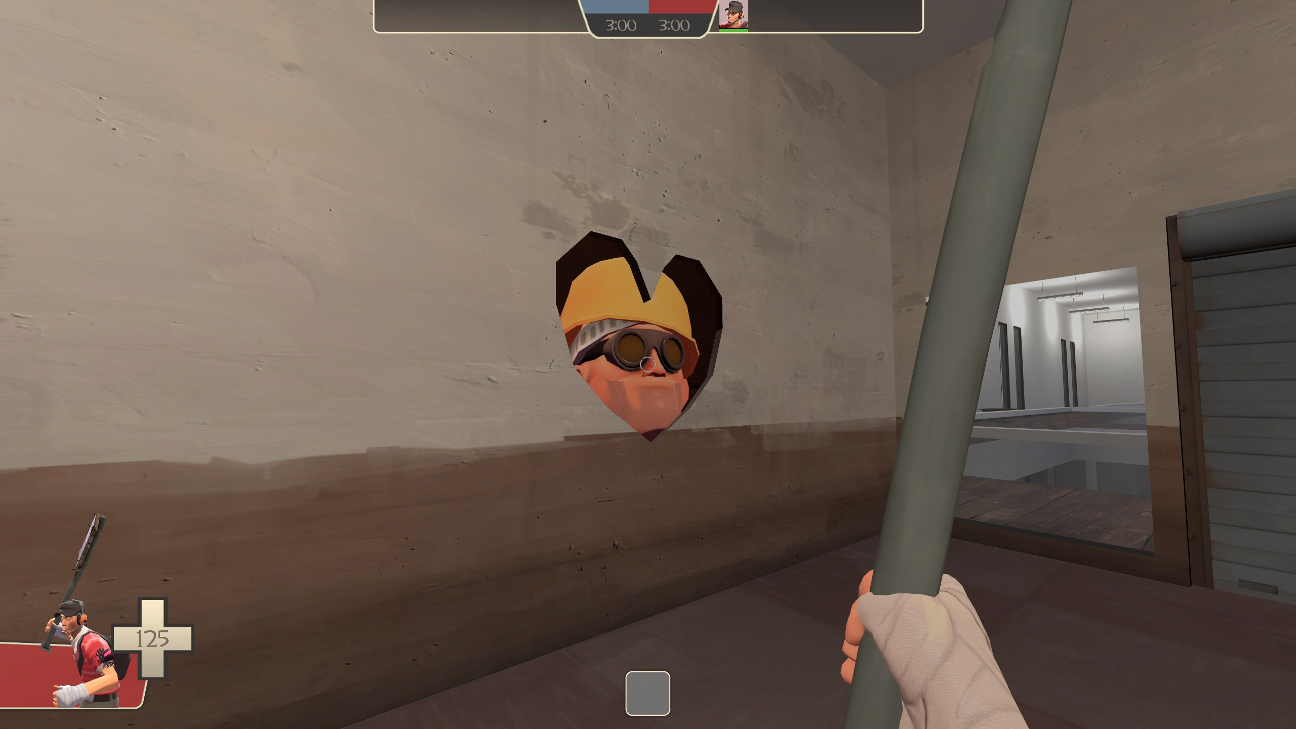 The engineer looks in love [Team Fortress 2] [Sprays]