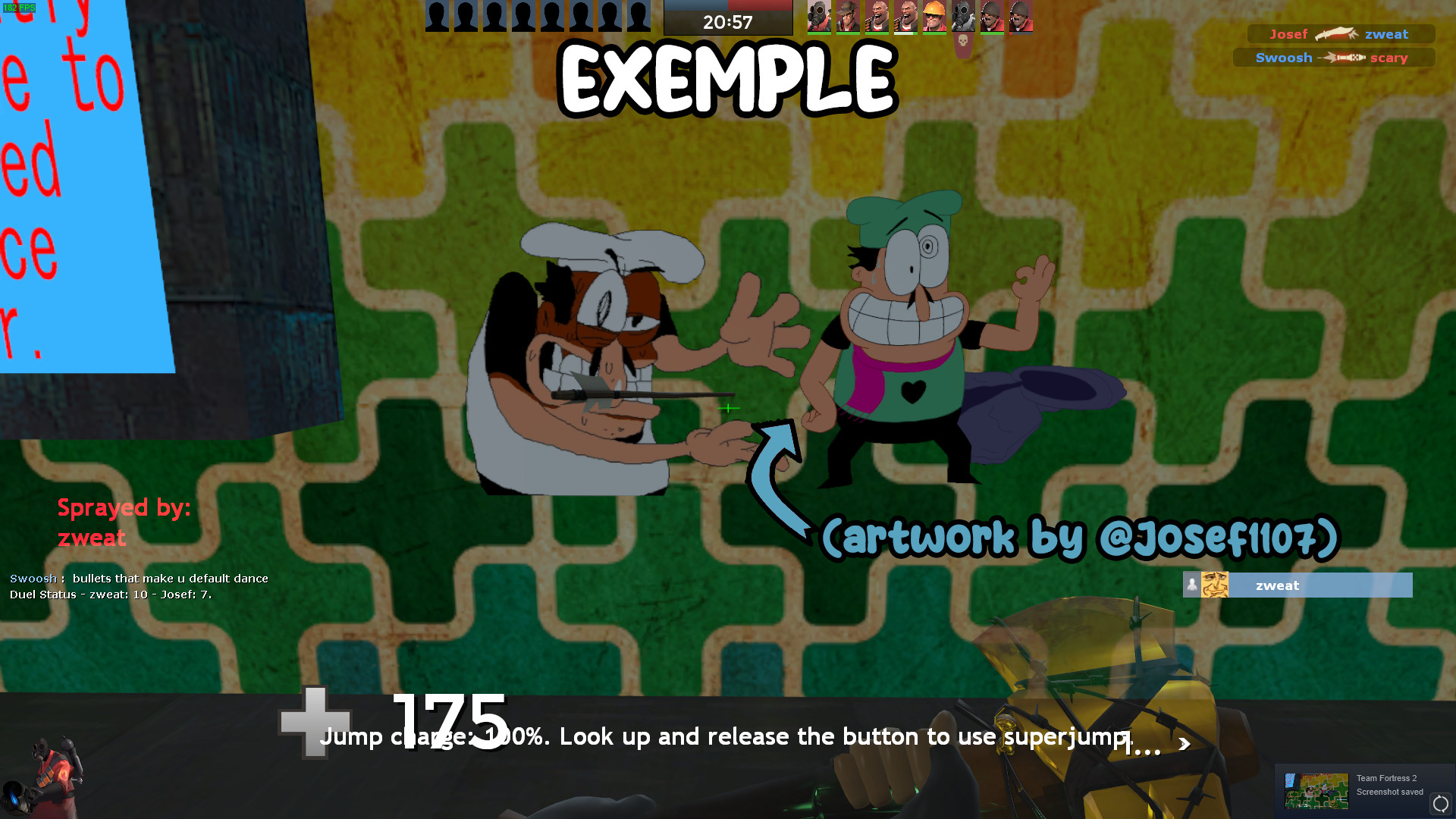 pizza tower - peppino showcase Spray for Team Fortress 2 | TF2 Sprays