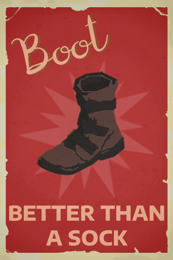 Boot Poster Spray for Team Fortress 2 | TF2 Sprays
