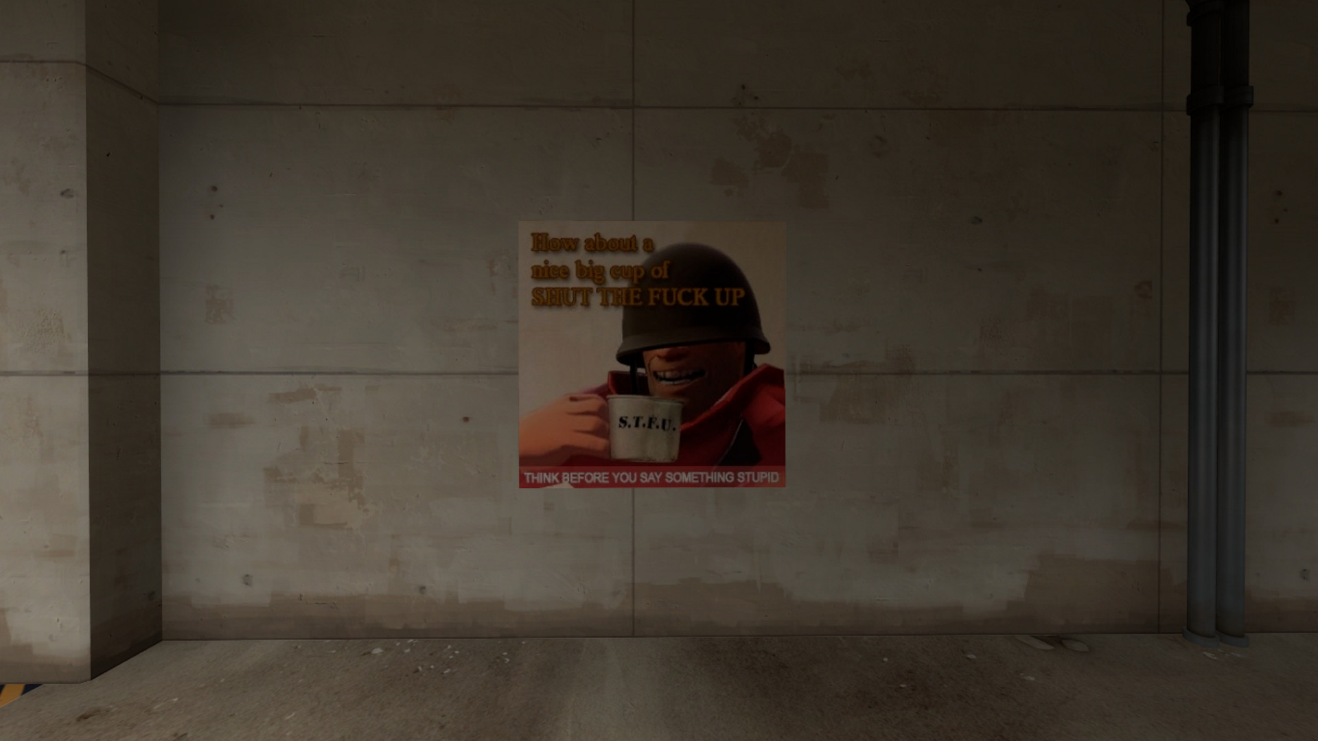 Shut the F*** Up Smug [Team Fortress 2] [Sprays]