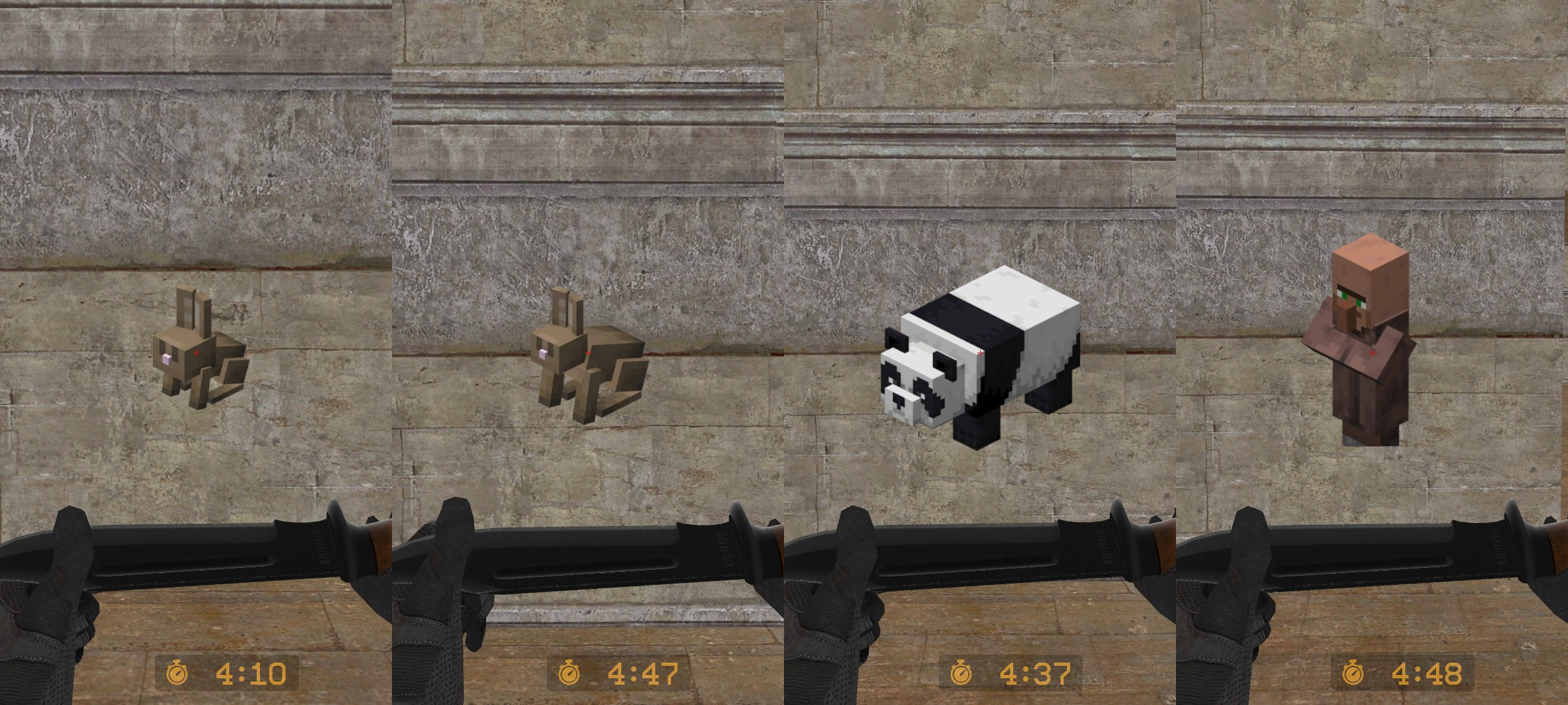 Minecraft mobs spray pack + 2 animated [Counter-Strike: Source] [Sprays]