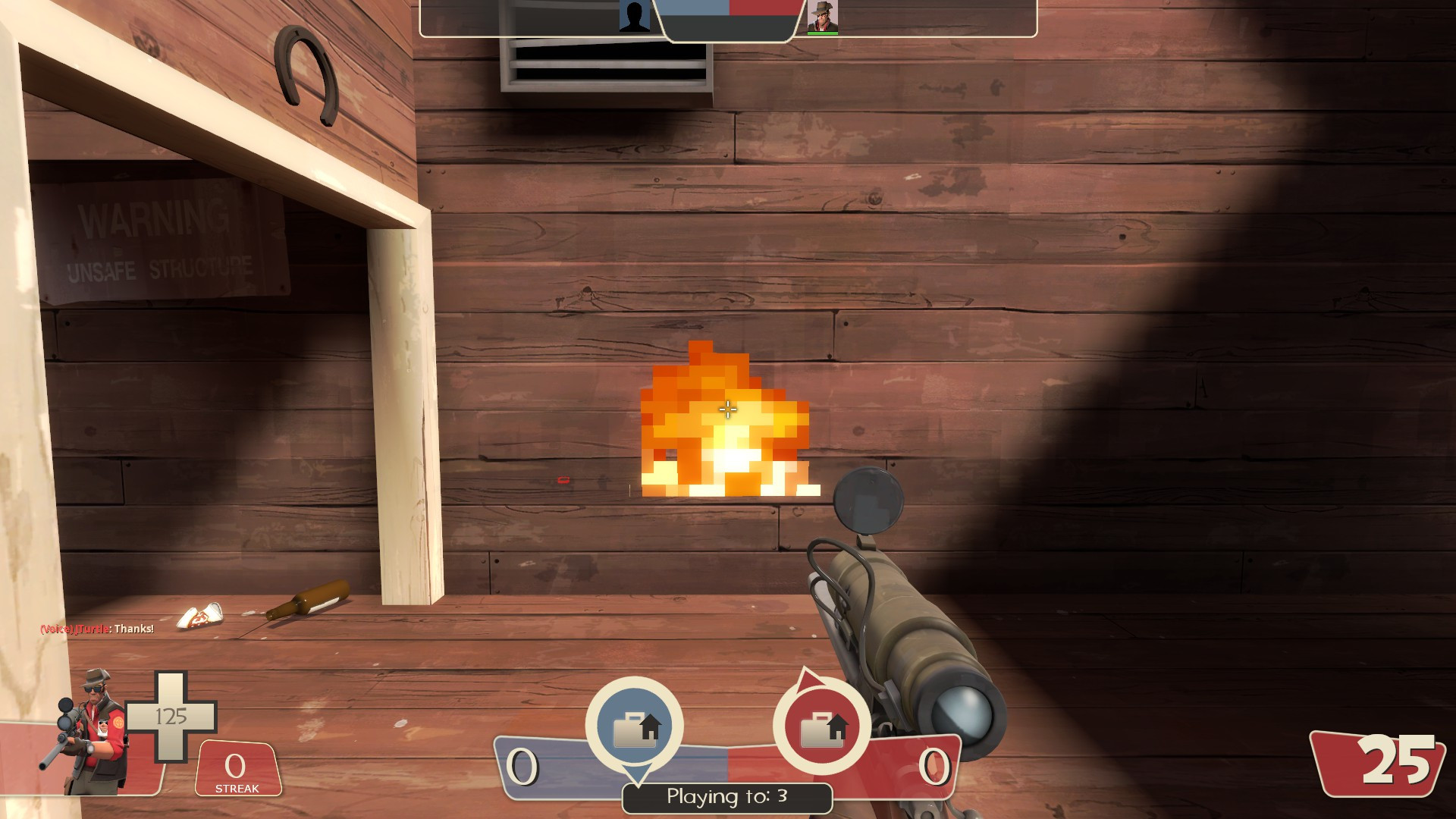 Minecraft Fire [Team Fortress 2] [Sprays]