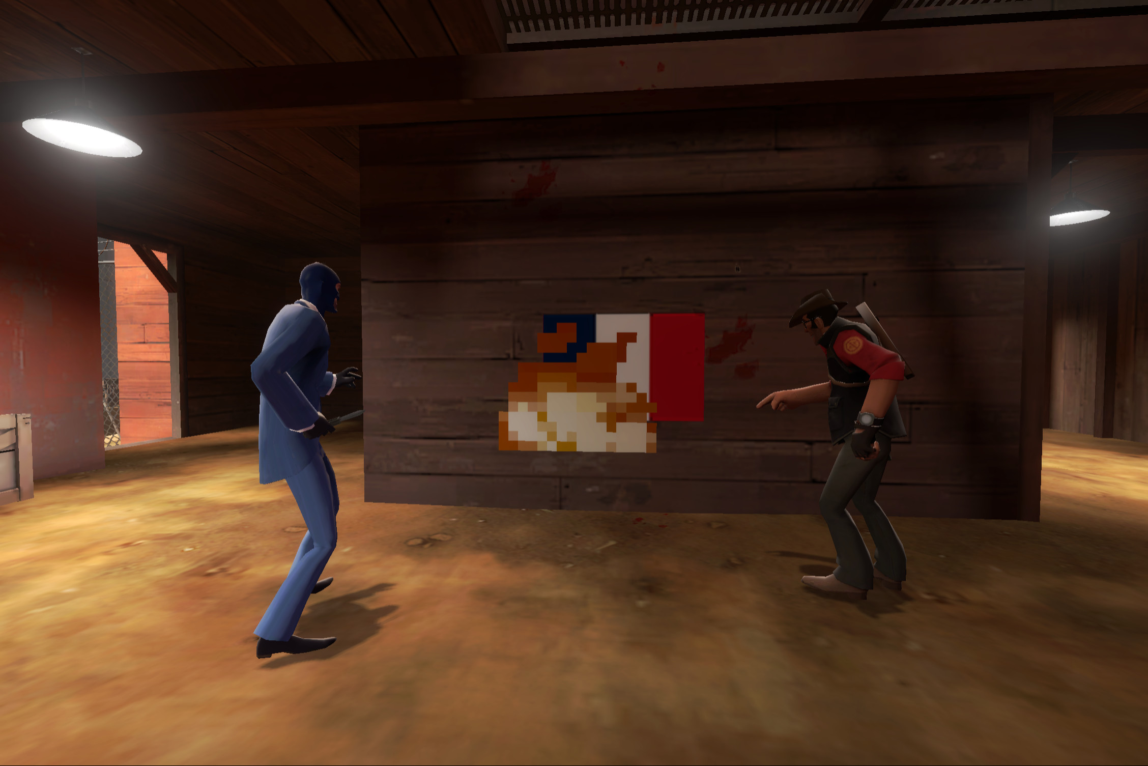 Minecraft Fire Spray for Team Fortress 2 | TF2 Sprays