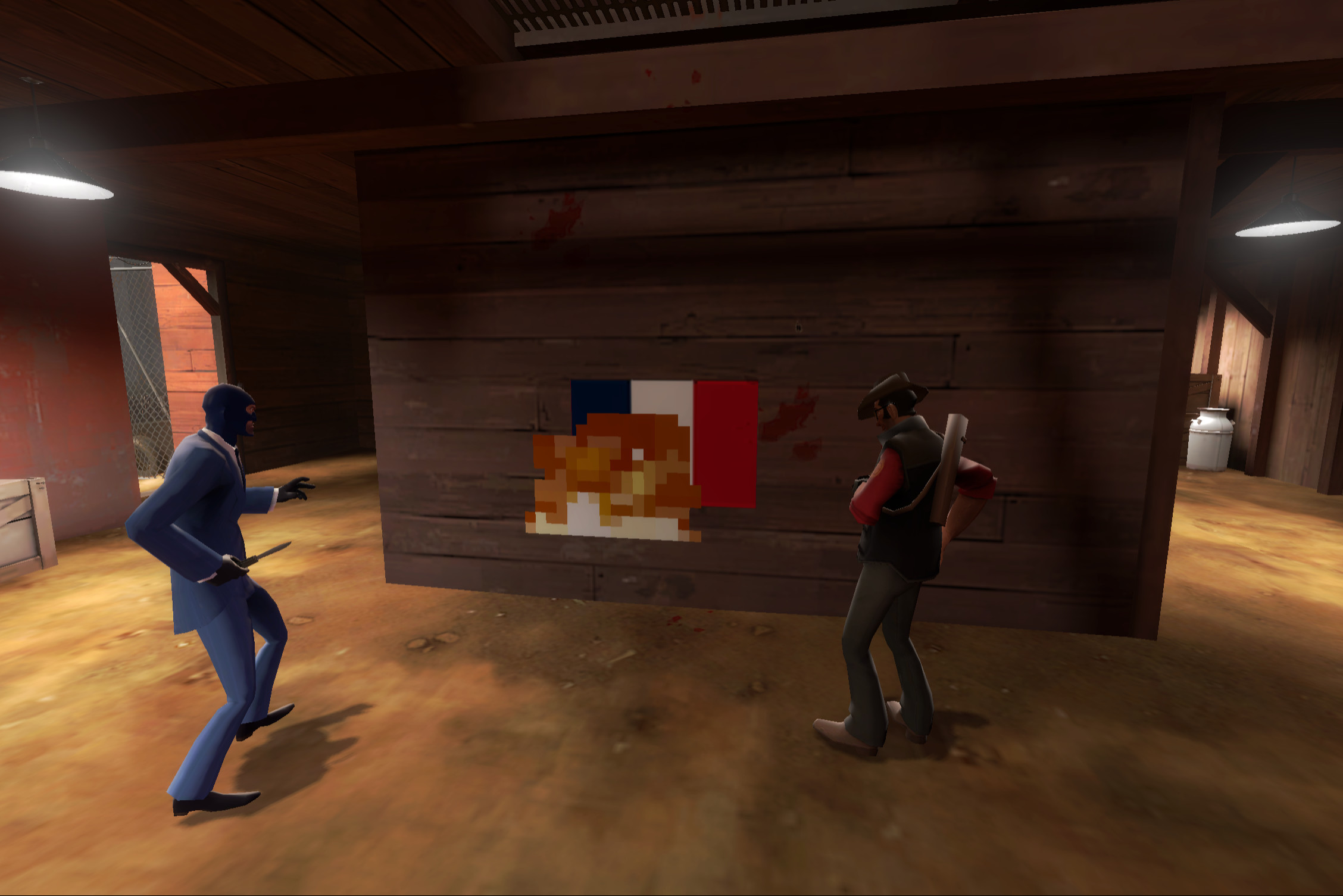 Minecraft Fire Spray for Team Fortress 2 | TF2 Sprays