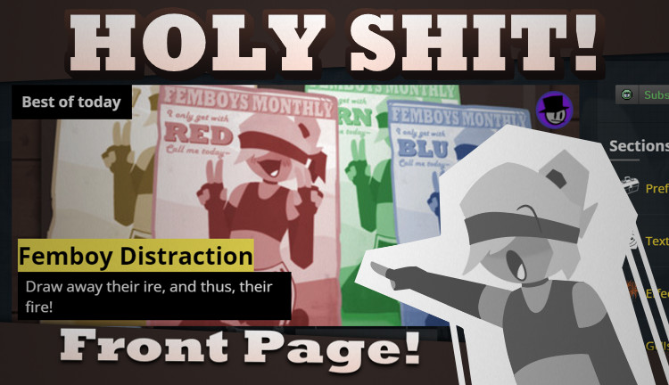 Femboy Distraction Spray for Team Fortress 2 | TF2 Sprays