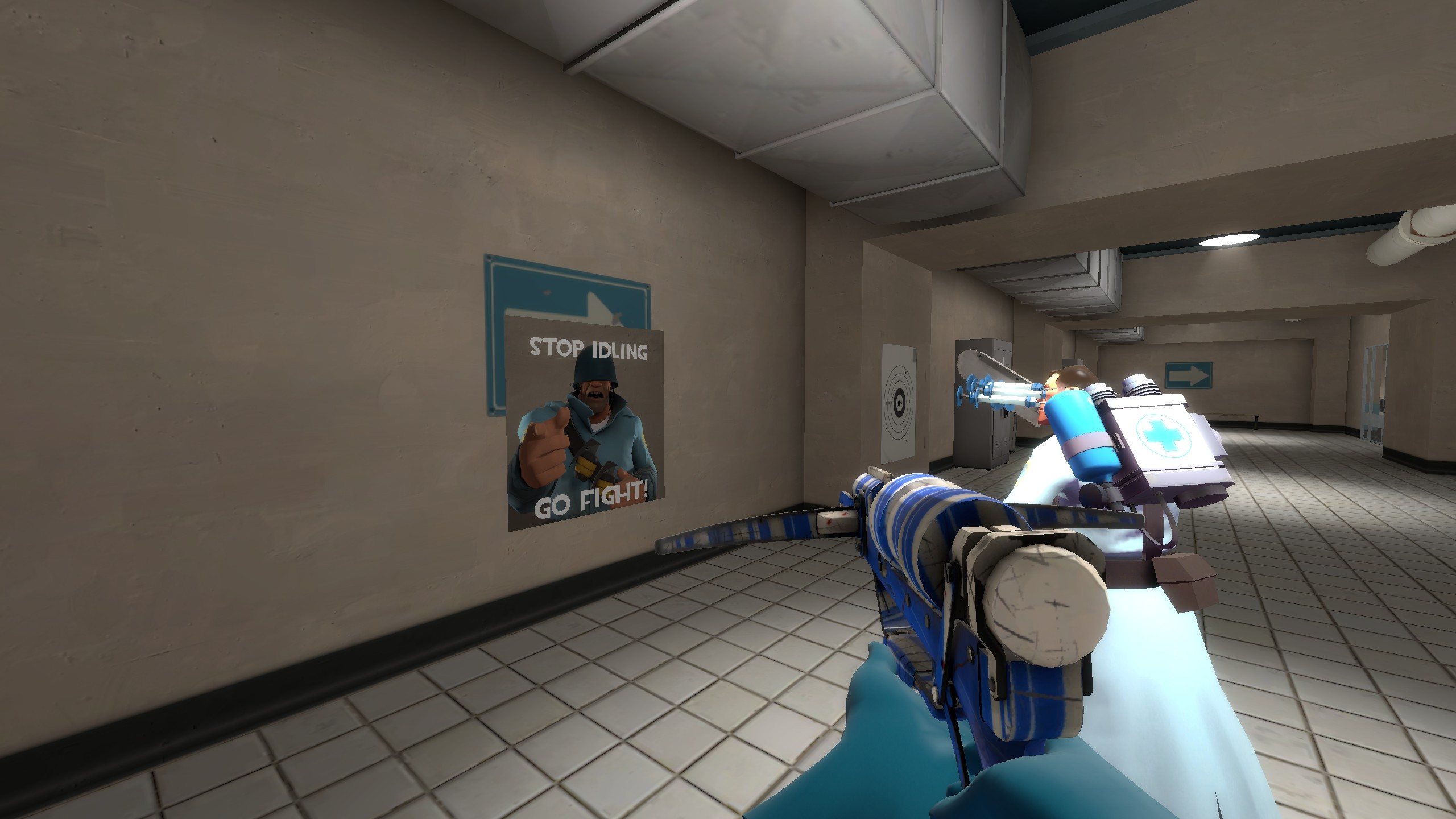 Stop Idling Sprays (Team Colored) Spray for Team Fortress 2 | TF2 Sprays