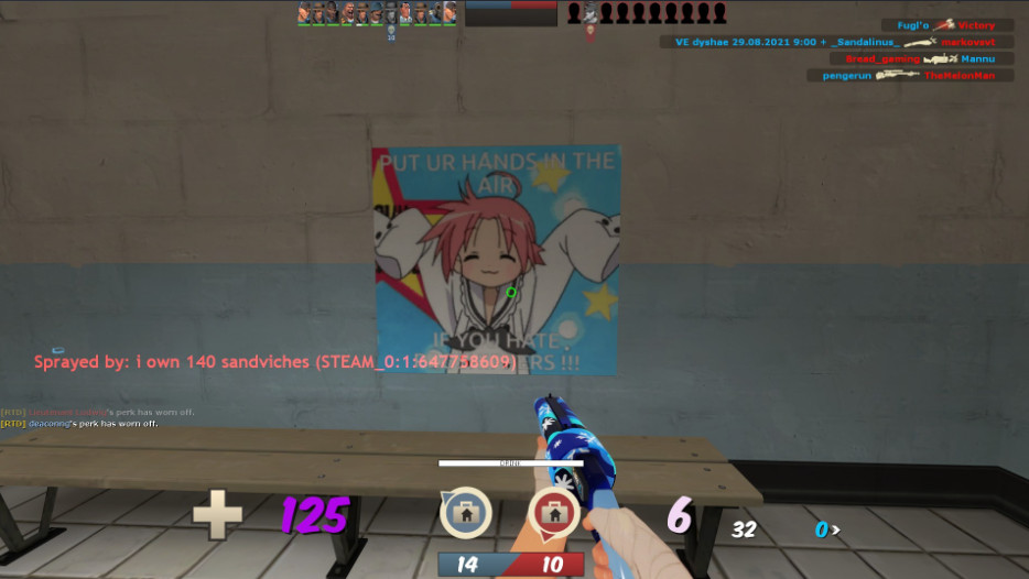 Lucky Star Animated Spray Pack Spray for Team Fortress 2 | TF2 Sprays