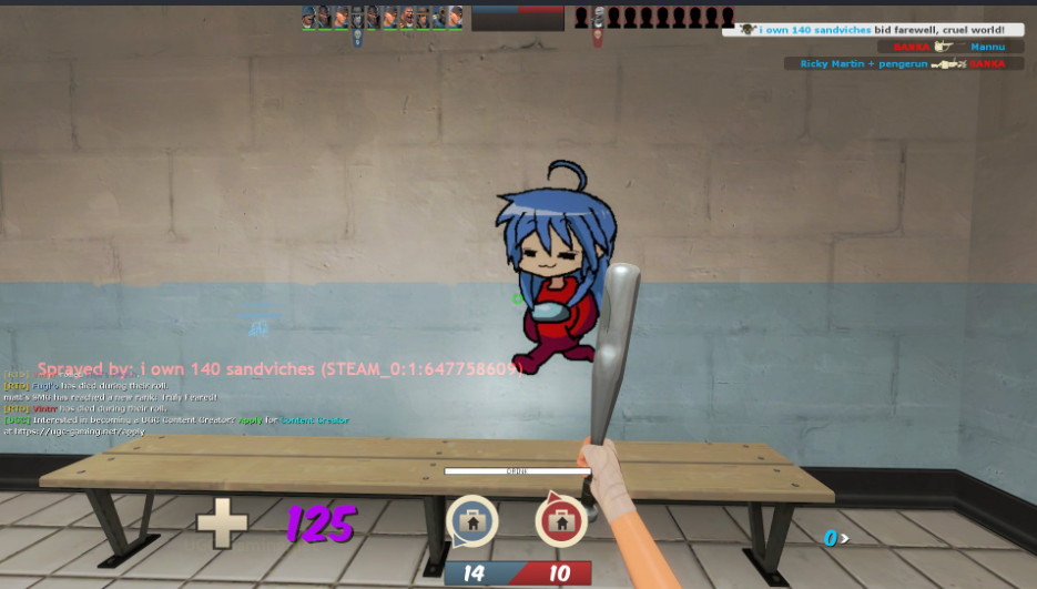 Lucky Star Animated Spray Pack Spray for Team Fortress 2 | TF2 Sprays