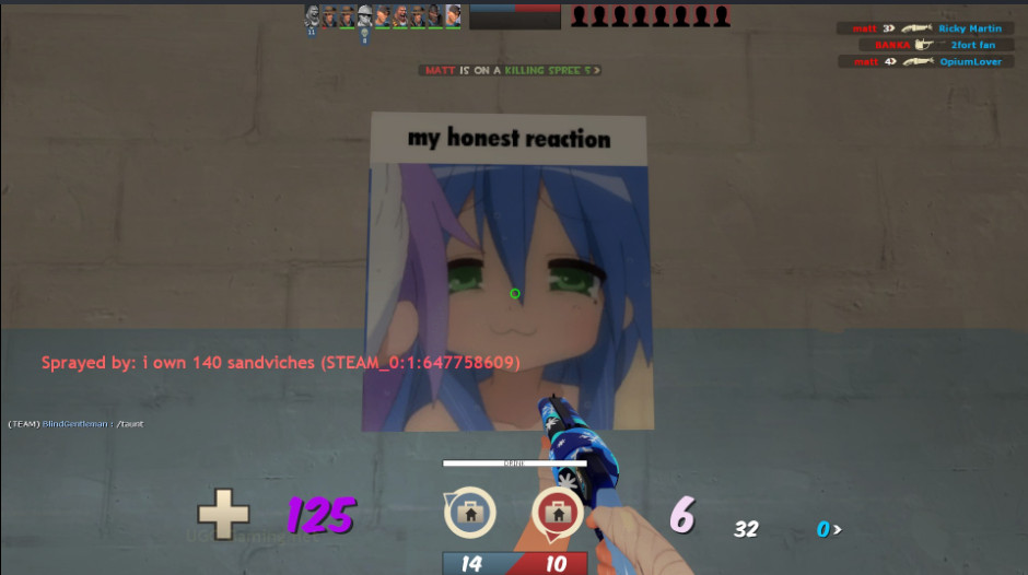 Lucky Star Animated Spray Pack Spray for Team Fortress 2 | TF2 Sprays