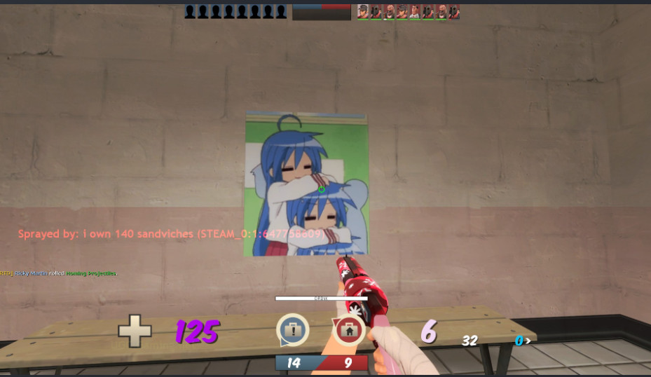 Lucky Star Animated Spray Pack Spray for Team Fortress 2 | TF2 Sprays