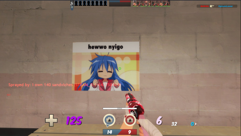 Lucky Star Animated Spray Pack Spray for Team Fortress 2 | TF2 Sprays