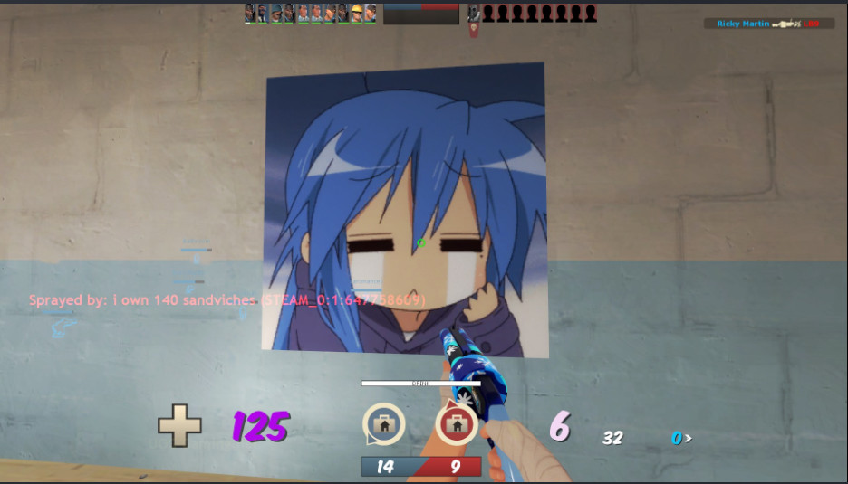 Lucky Star Animated Spray Pack Spray for Team Fortress 2 | TF2 Sprays